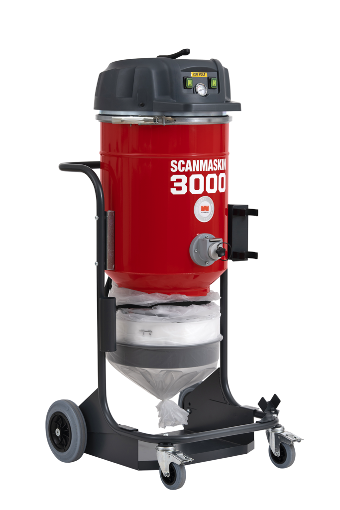 Scanmaskin 3000 World Series - H-certified industrial vacuum cleaner
